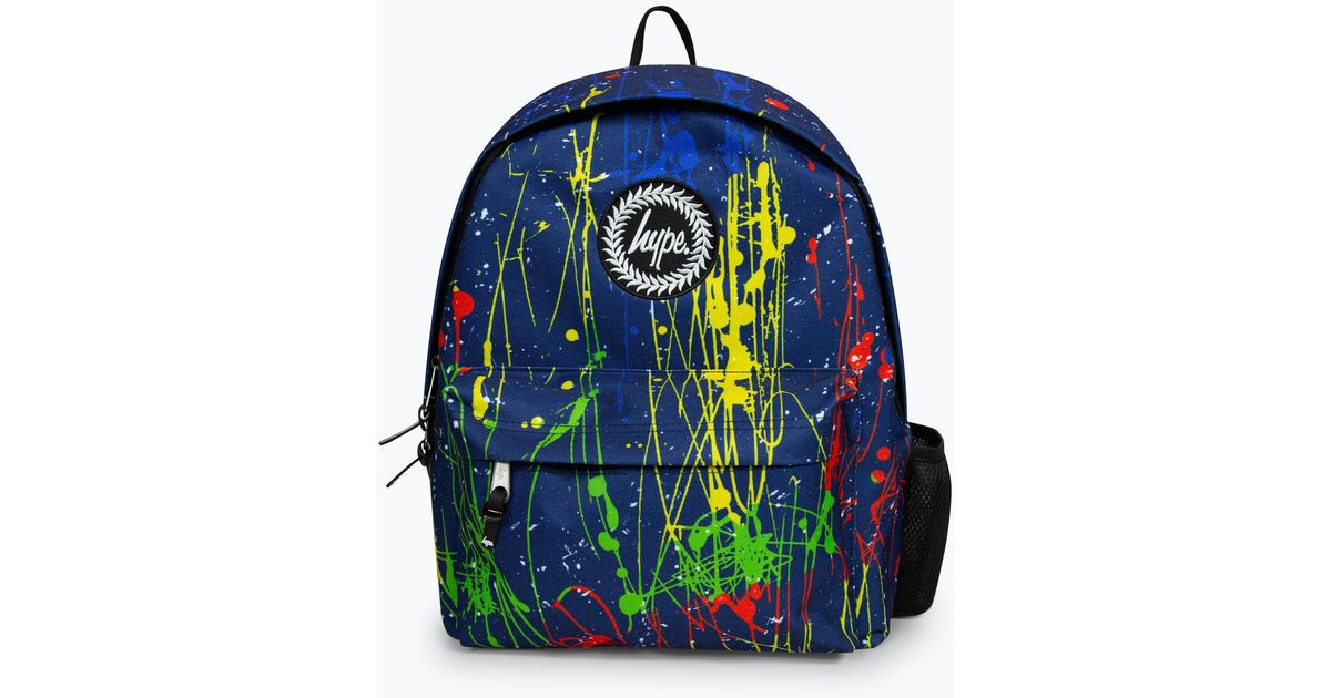 Hype Hype Boys Splatter Backpack in Blue | Lyst UK