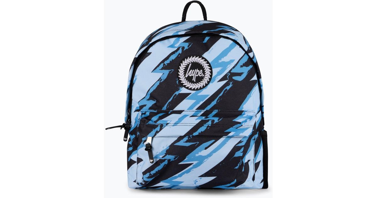 Hype Hype Lightning Scribble Backpack in Blue | Lyst UK
