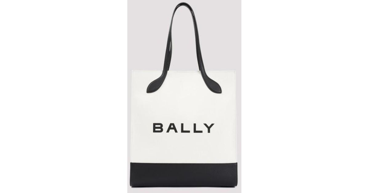 Bally Logo Shopping Bag Unica in Metallic | Lyst