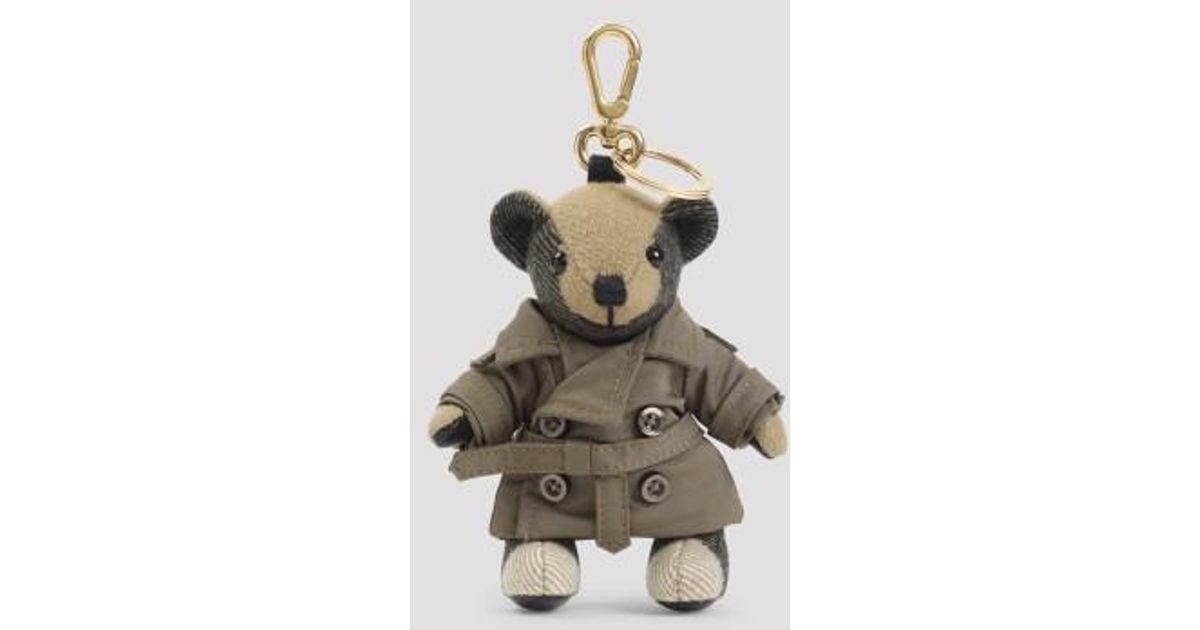 Burberry Thomas City Key Ring in Metallic | Lyst UK