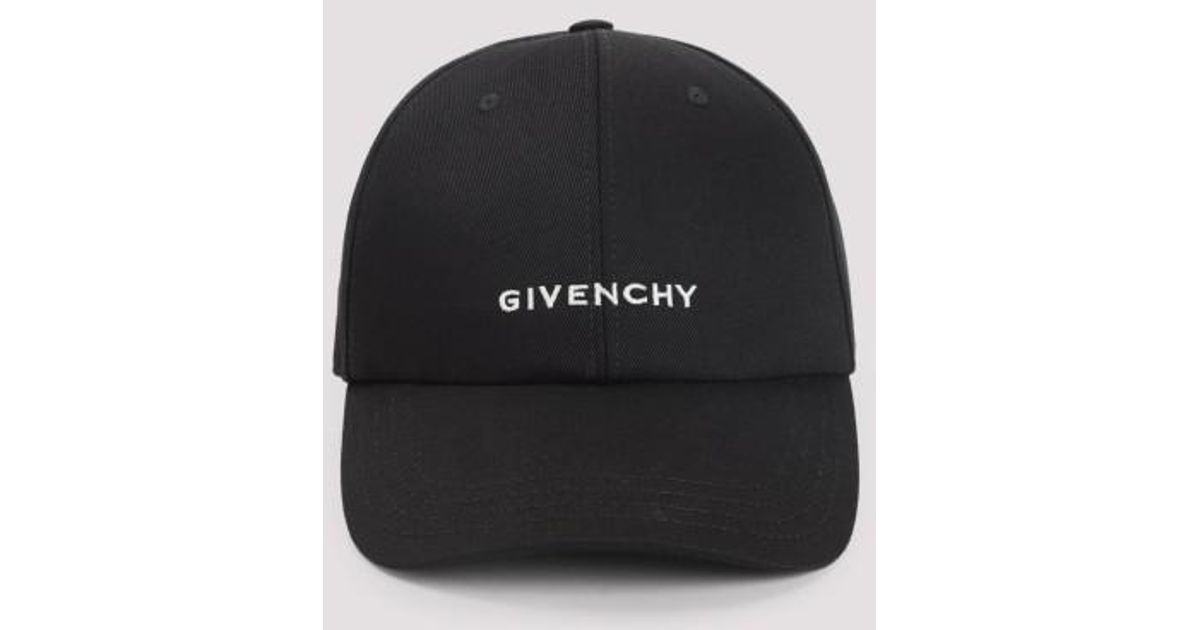 Givenchy Baseball Cap With Logo in Black for Men | Lyst UK