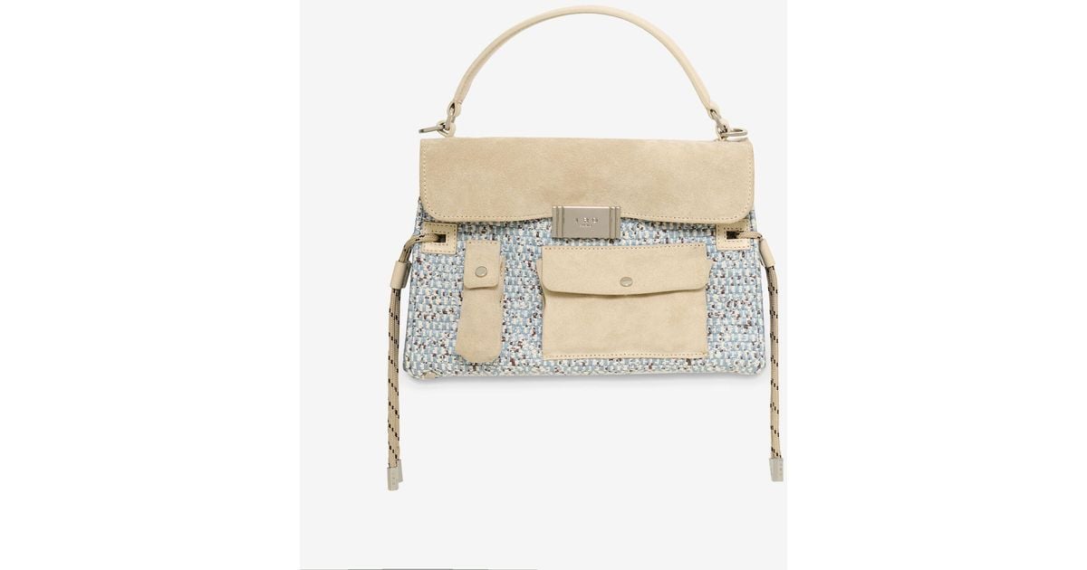 IRO Raffia Shoulder Bag in Natural | Lyst
