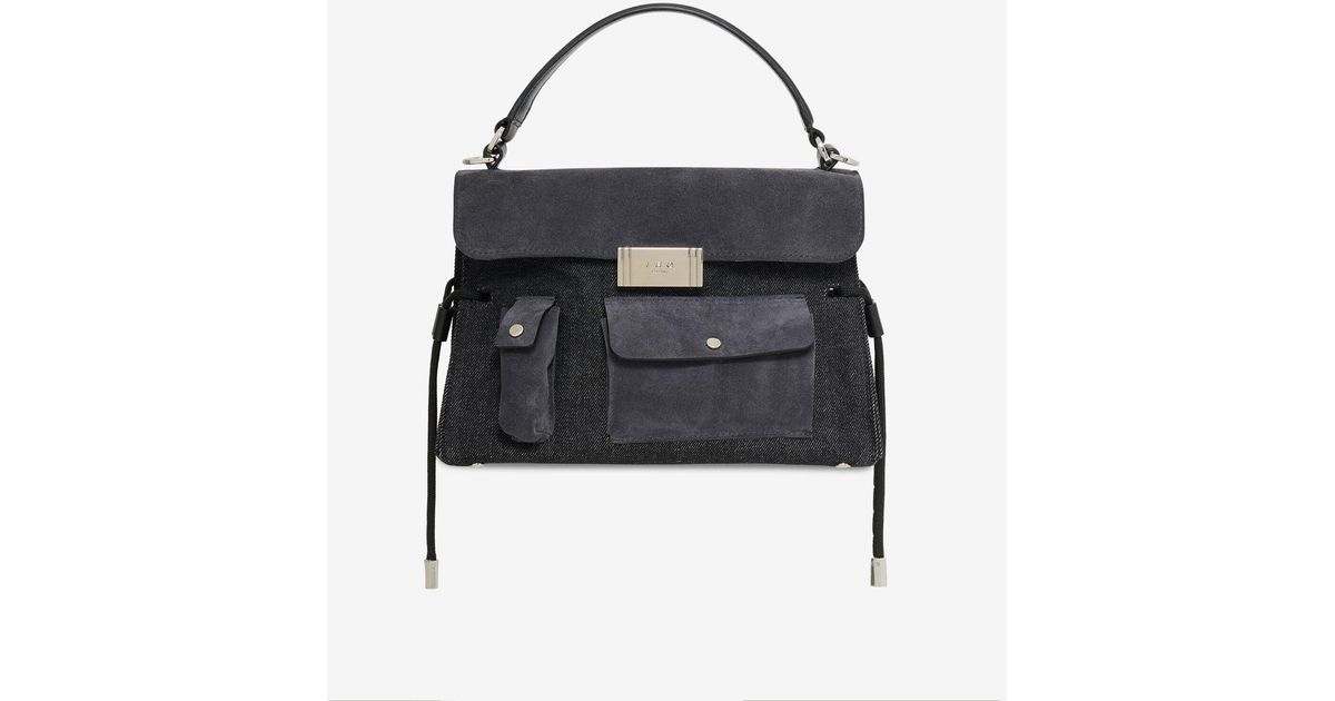 IRO Denim Shoulder Bag in Black | Lyst