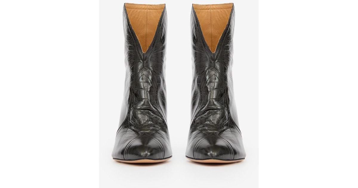 Isabel Marant Davel Boots in White | Lyst