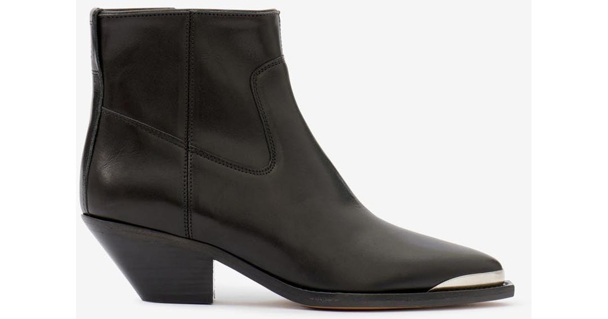 Isabel Marant Adnae Boots in White | Lyst