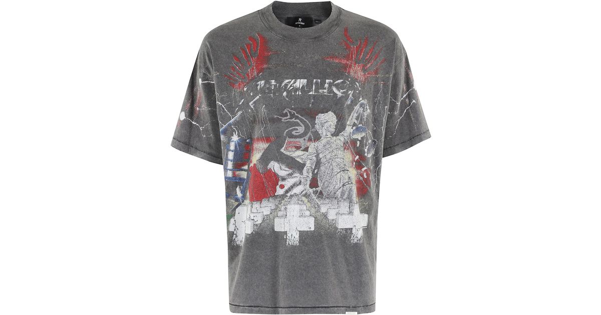 Represent Metallica Master Of Puppets Ss Tshirt in Gray for Men | Lyst