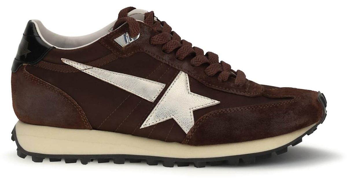 Golden Goose Marathon Running Sneakers in White | Lyst UK