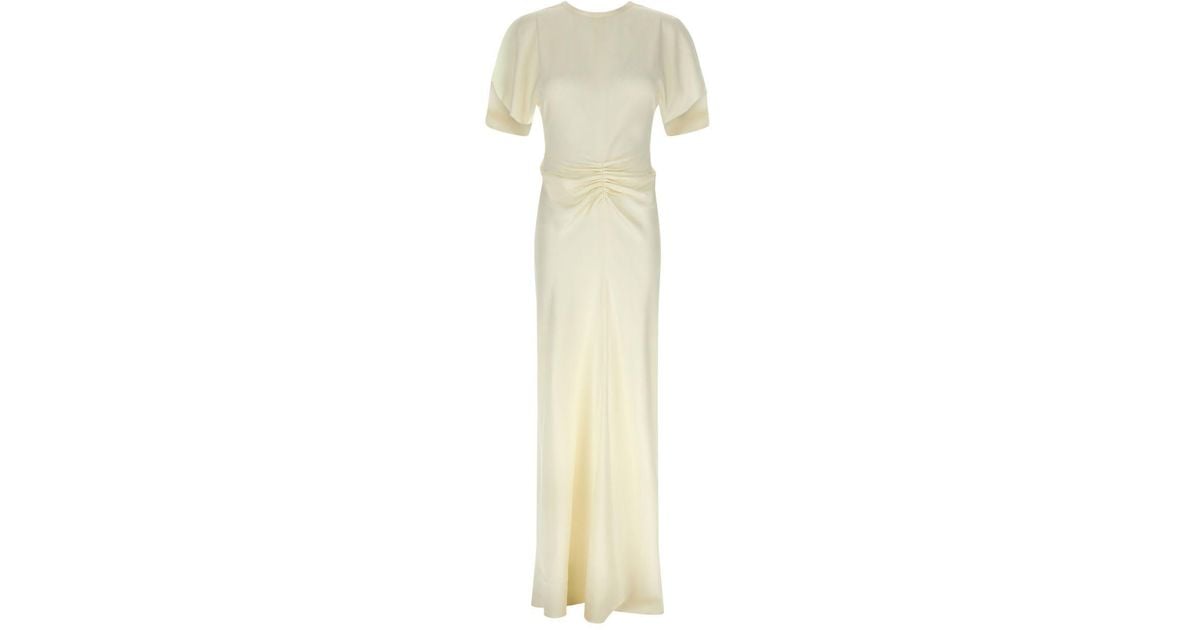 Victoria Beckham Isabella Evening Dress in White | Lyst UK