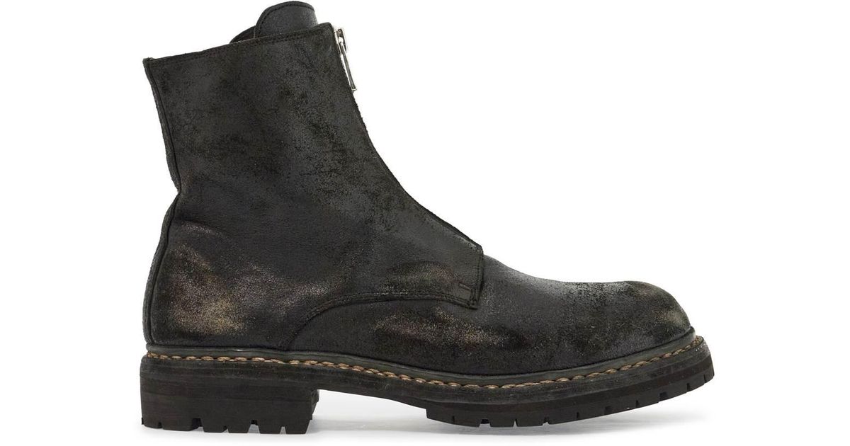 Guidi Horse Leather Boots Gr05Frv With Side Zip in Black for Men | Lyst