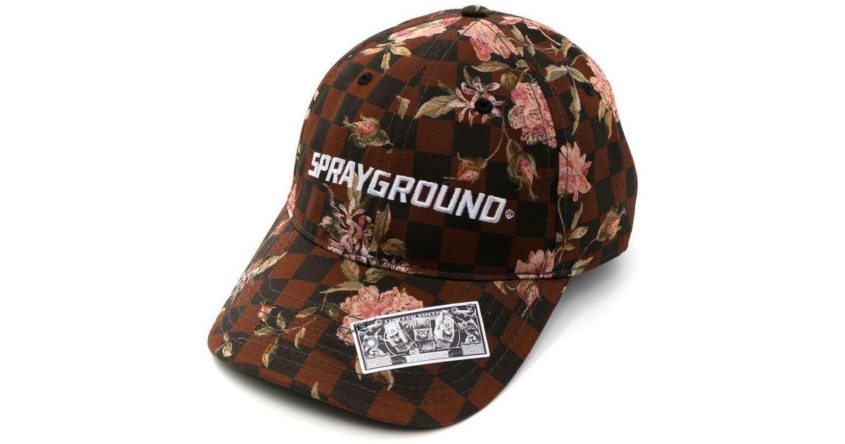 Sprayground Cap in Brown for Men | Lyst