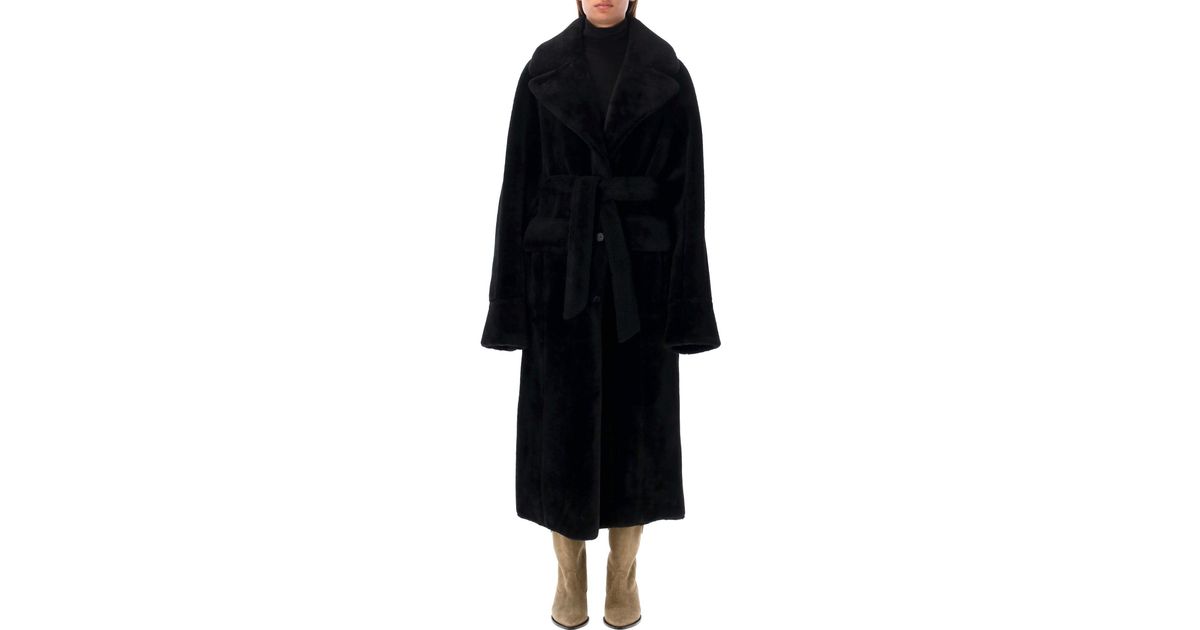 Urbancode Reversible Long Coat in Black | Lyst