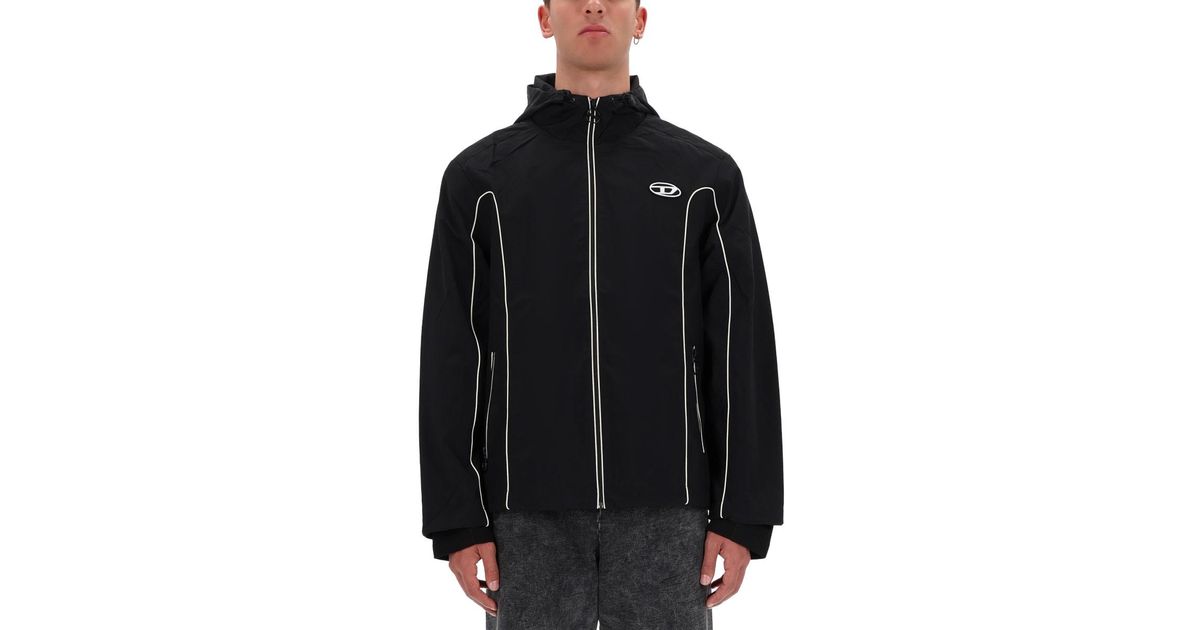 DIESEL J-Hives Jacket in Black for Men | Lyst UK