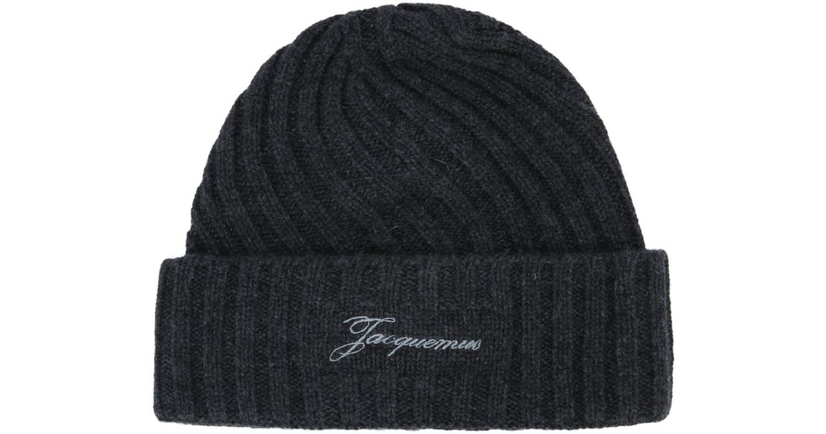 Jacquemus Le Bonnet Tourni in Black | Lyst