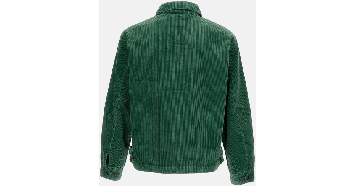 Polo Ralph Lauren Ribbed Cotton Velvet Jacket in Green for Men | Lyst