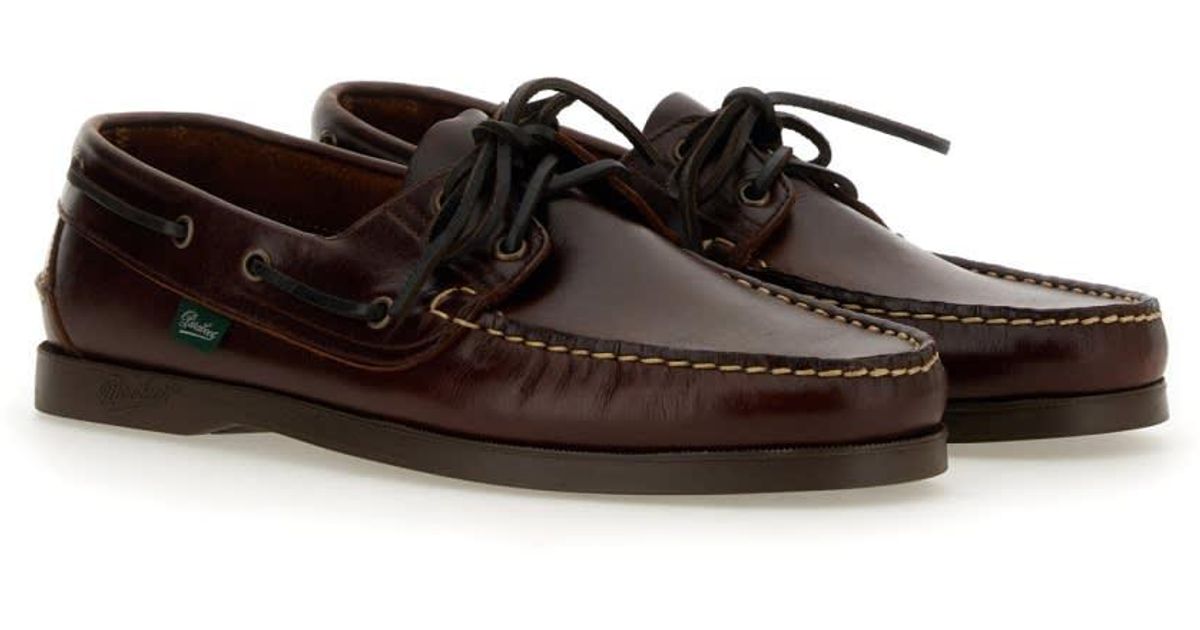 Paraboot Moccasin Barth in White for Men | Lyst