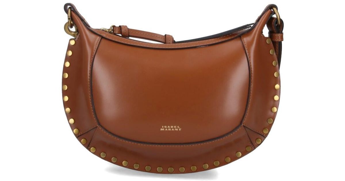 Isabel Marant "Oskan Moon" Shoulder Bag in Brown | Lyst UK