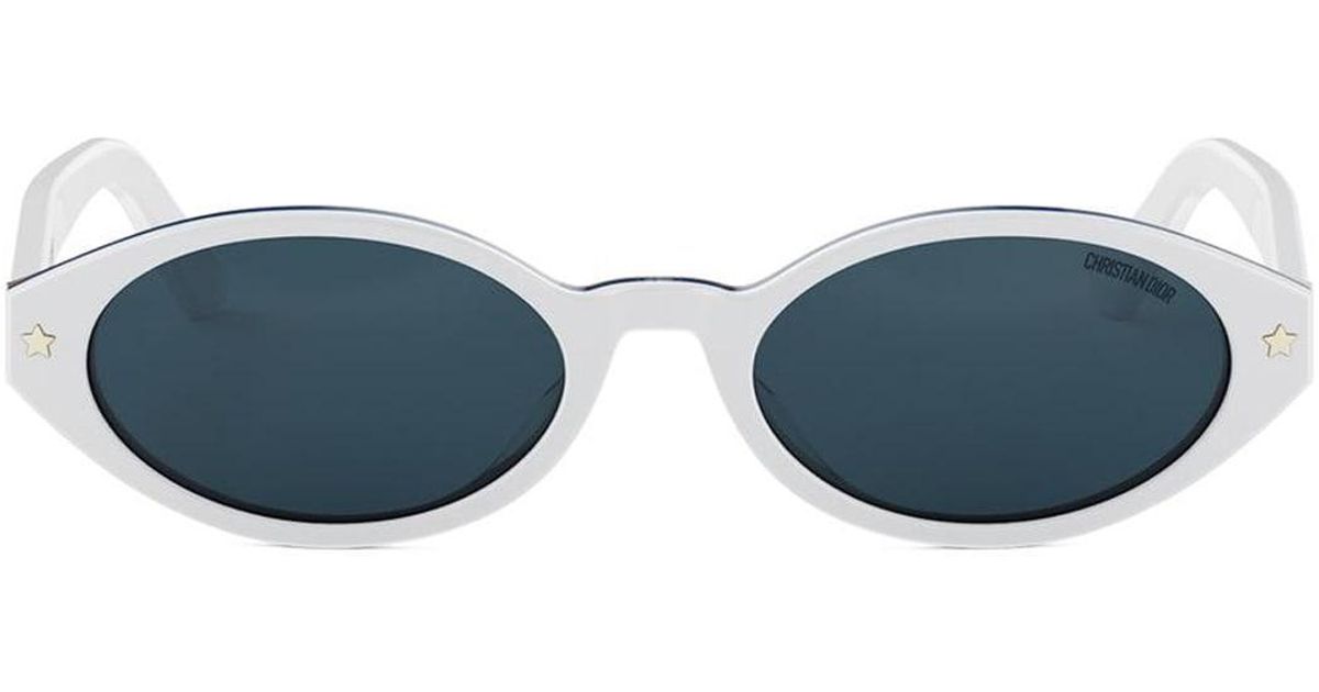 Dior Dior Diorpacific R1I 50B0 Bianco Sunglasses in Blue | Lyst