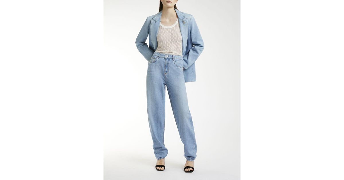 Marella Denim With Barrel Cut in Blue | Lyst
