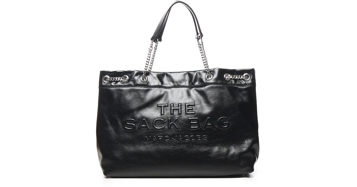 Marc Jacobs The Large Chain Sack Tote Bag in Black | Lyst UK
