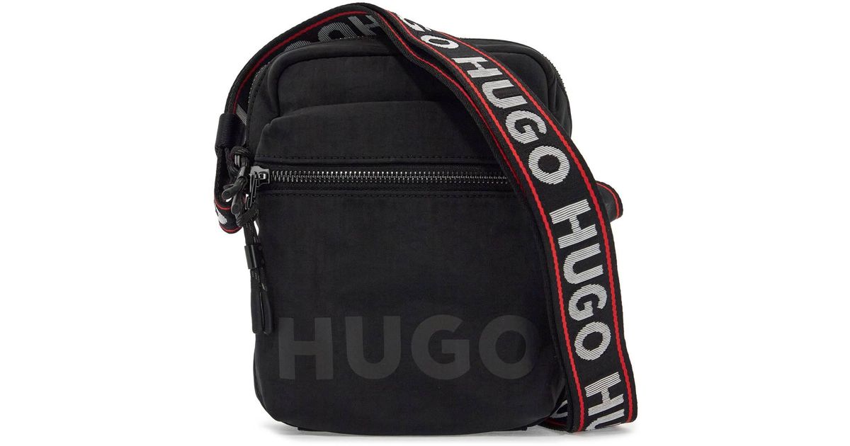 BOSS Compact Quentyn_Ns Bag With Adjustable Shoulder Strap in Black for ...