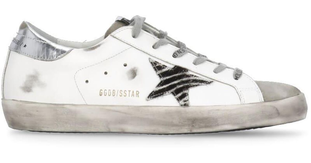 Golden Goose Super Star Classic Sneakers in White | Lyst UK