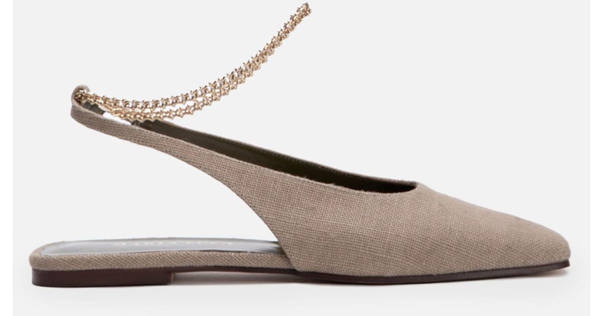 MARIA LUCA Augusta Slingback in White | Lyst