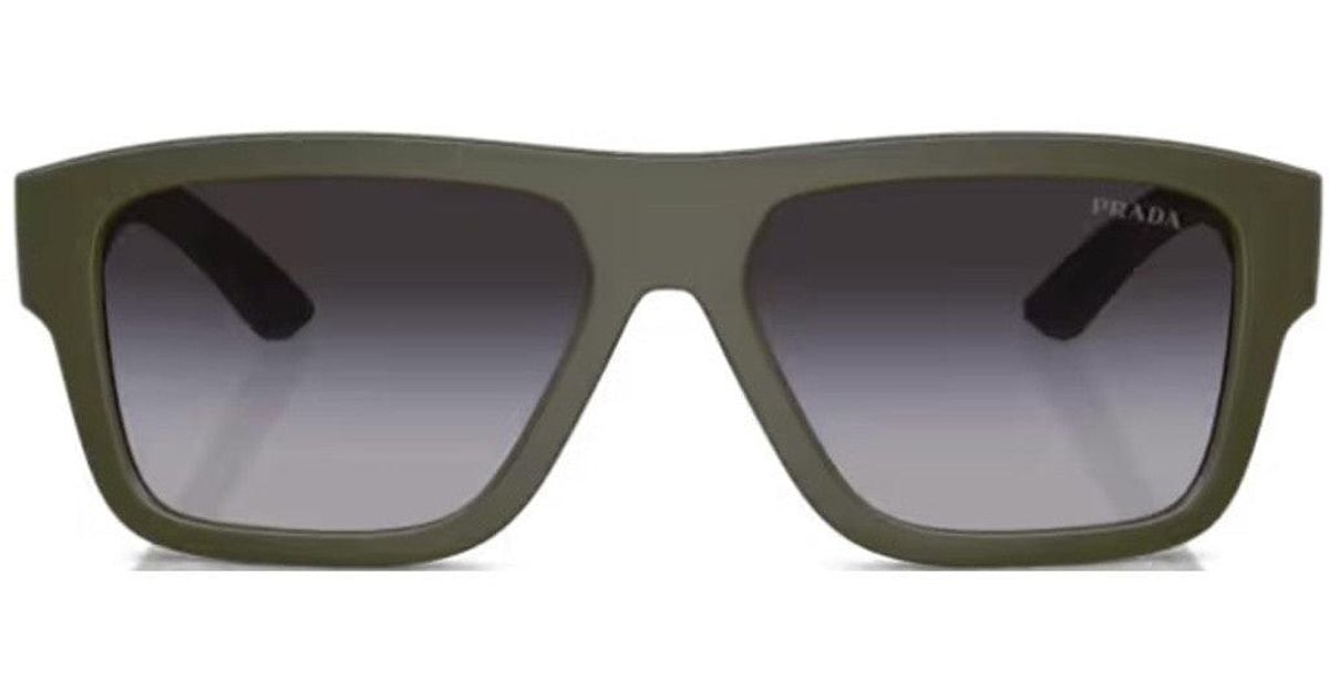 Prada Linea Rossa Ps 04Zs Propionato Sunglasses in Grey for Men | Lyst UK