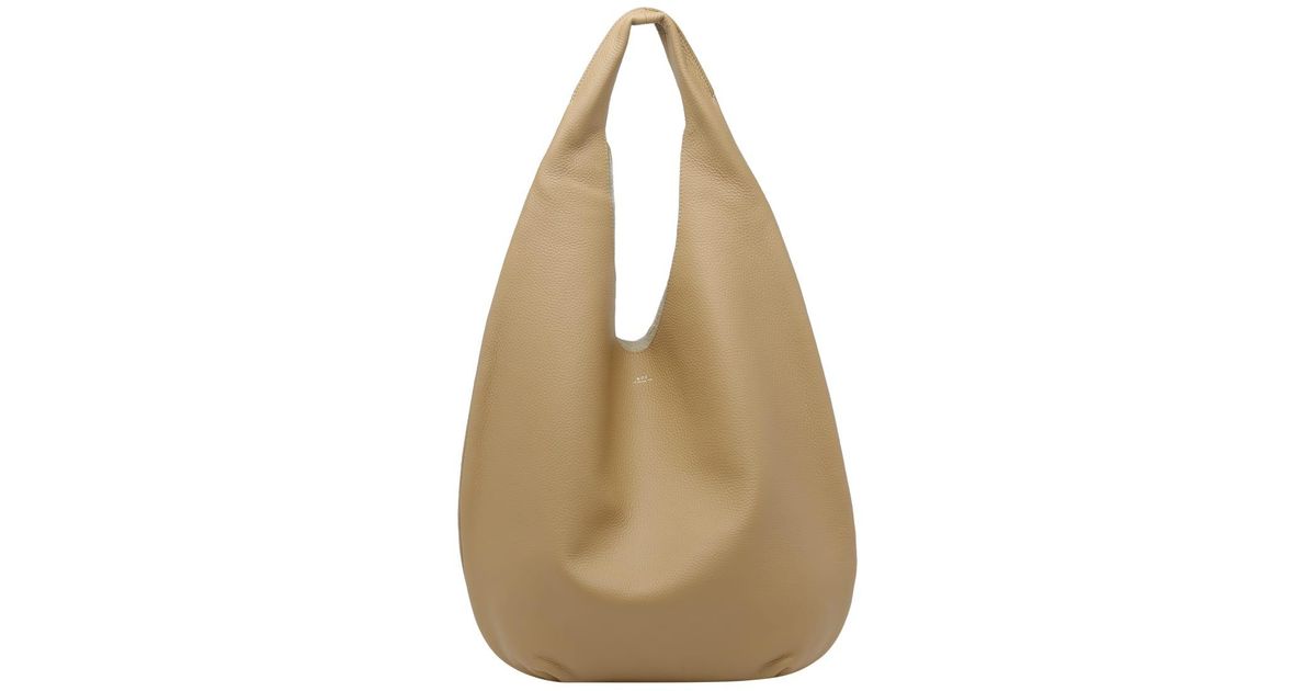 A.P.C. Le Neige Shoulder Bag in Natural | Lyst UK
