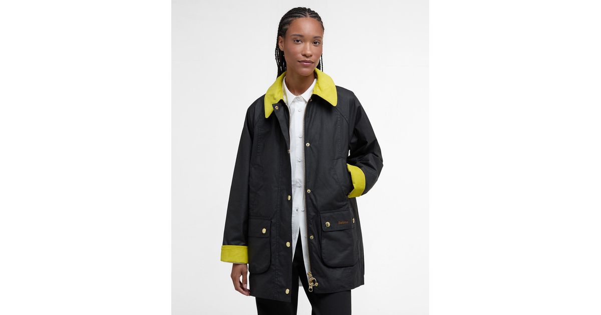 Barbour Icons Modern Beadnell Wax Jkt in Blue | Lyst