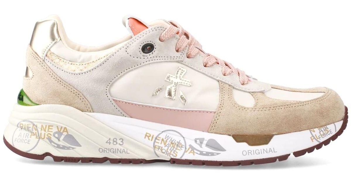 Premiata Powder Mase Sneaker in White | Lyst