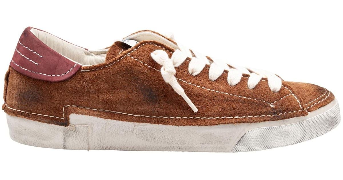 Philippe Model Prsx Suede Sneakers in Brown | Lyst UK