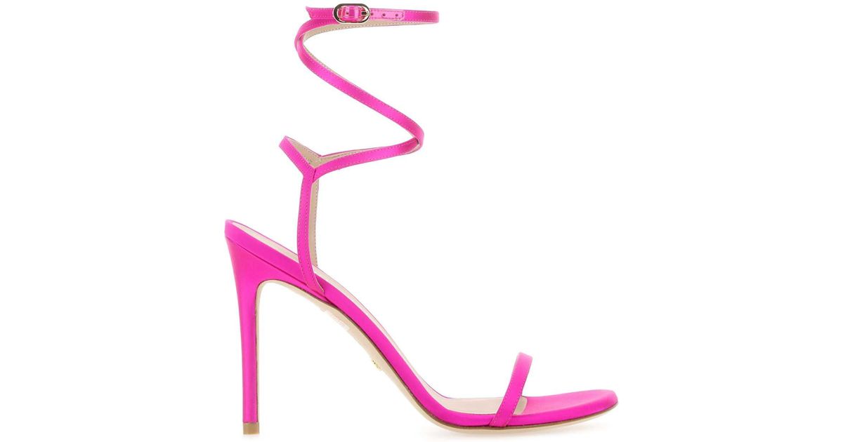 Stuart Weitzman Sandals in Pink | Lyst