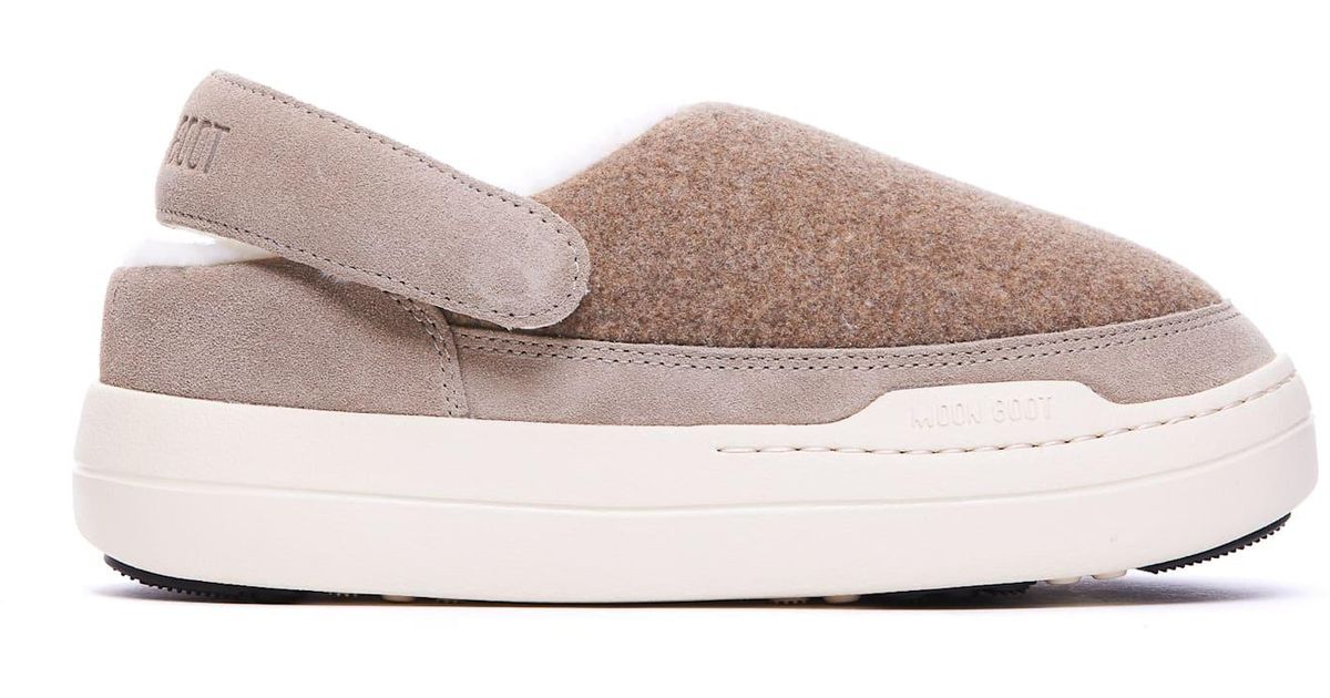 Moon Boot Park Clog Mules in Natural | Lyst