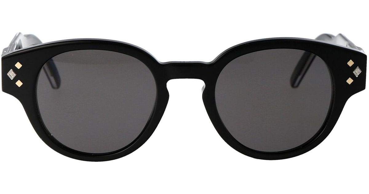 Dior Cd Diamond R2I Sunglasses in Black for Men | Lyst UK