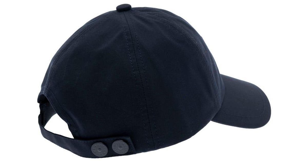 Stone Island Baseball Cap With Tone-On-Tone Compass Logo On The Front ...