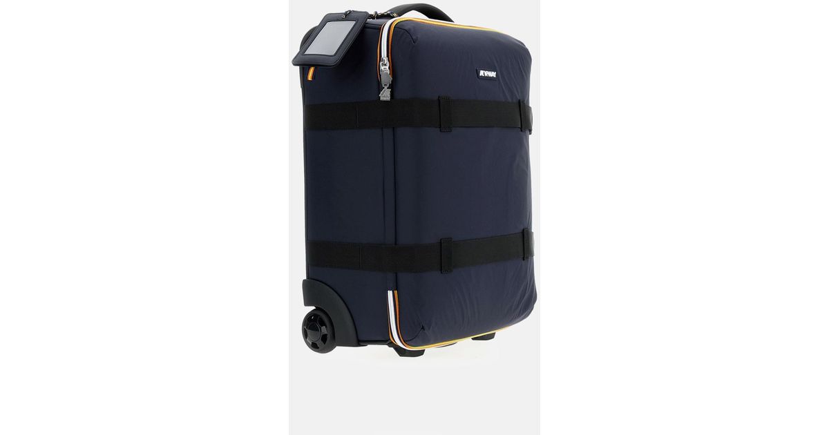 K-Way Soft Cabin Trolley in Blue for Men | Lyst