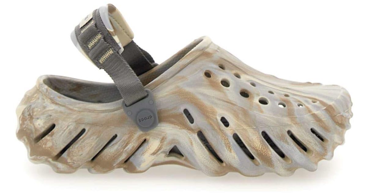 Crocs™ Echo Marbled Clog Slide in Gray | Lyst Crocs™ Echo Marbled Clog Slide in Gray | Lyst