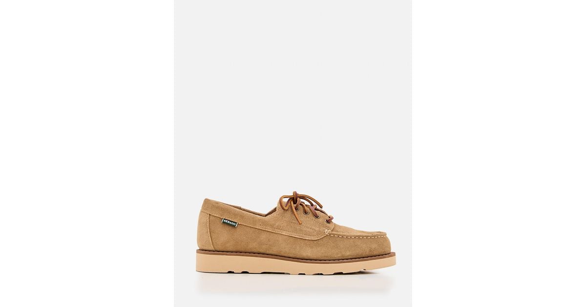 Sebago Askookfield Suede Loafers in Brown for Men | Lyst