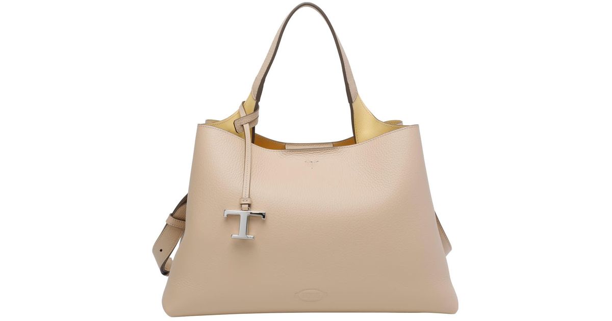 Tod's Bags in Natural | Lyst