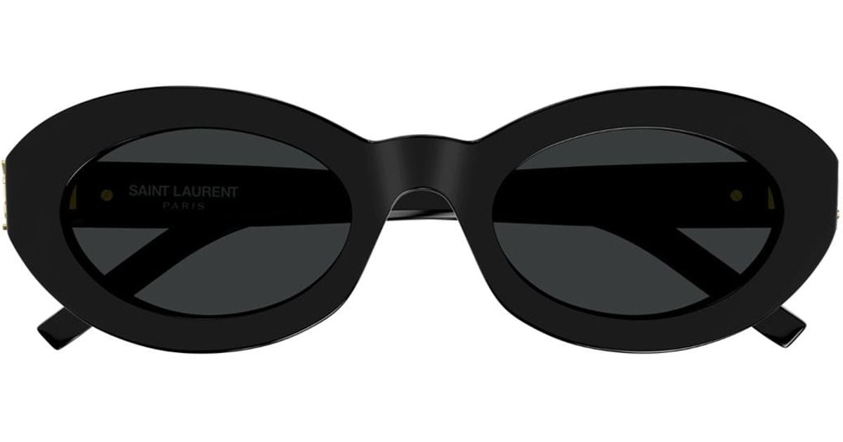 Saint Laurent Sl M136 Linea Classic 001 Sunglasses in Black | Lyst