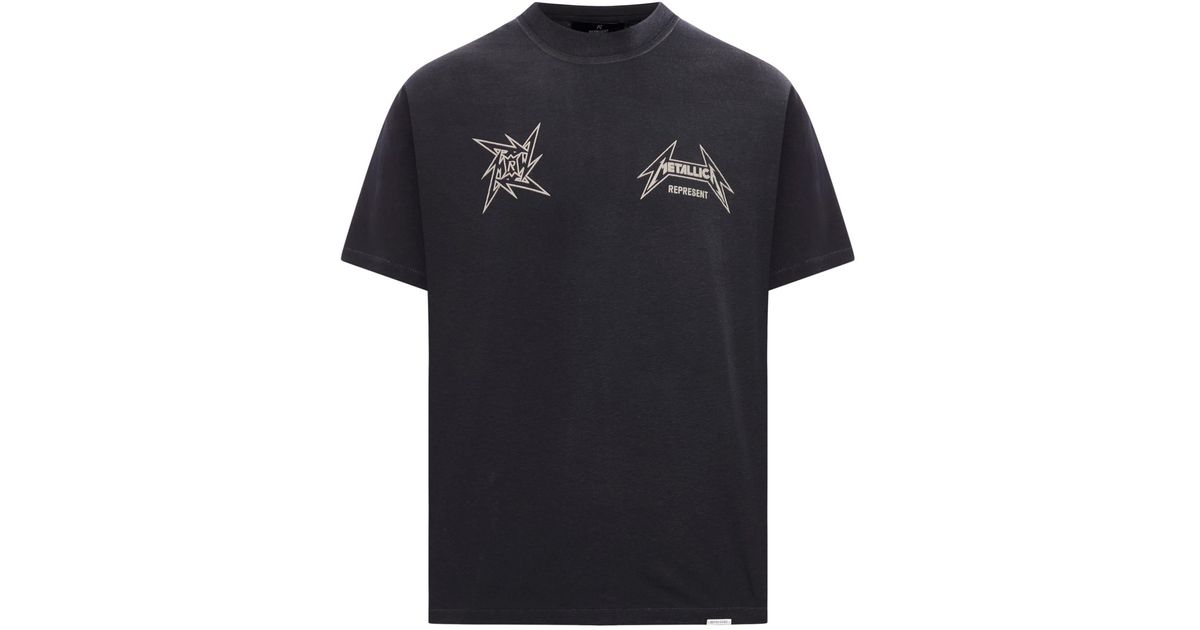Represent Metallica 40 Year Anniversary Ss T-Shirt in Black for Men | Lyst