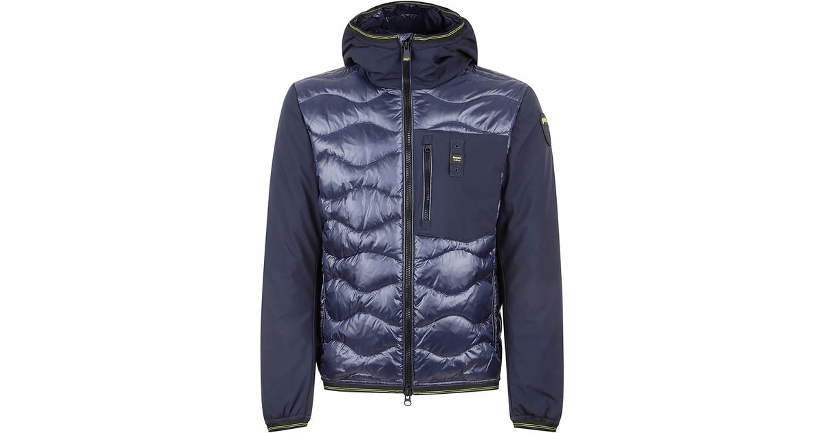 Blauer Pocket Quilted Jacket in Blue for Men | Lyst