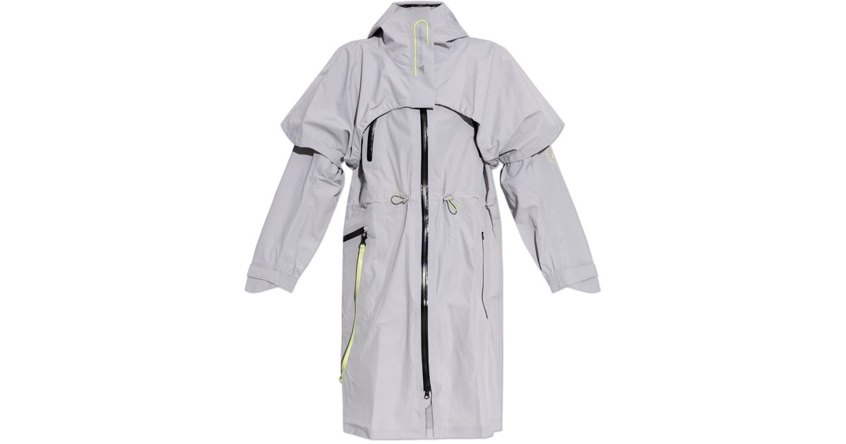 adidas By Stella McCartney Waterproof Polyamide Jacket With Detachable ...