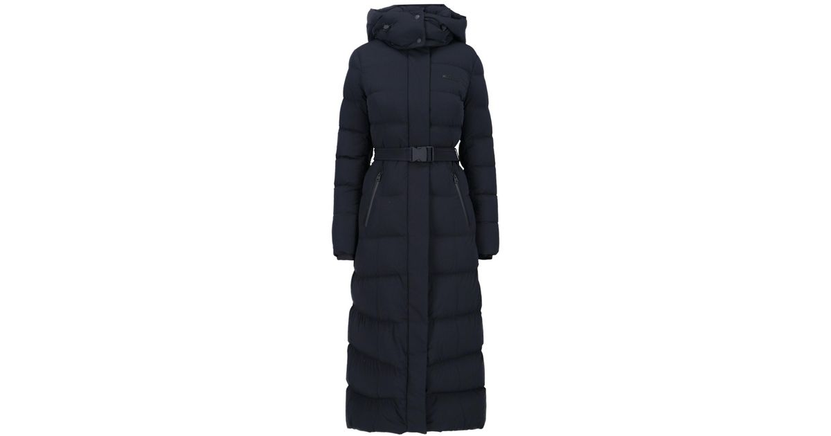 Mackage Maxi Calina-City Down Jacket in Blue | Lyst UK