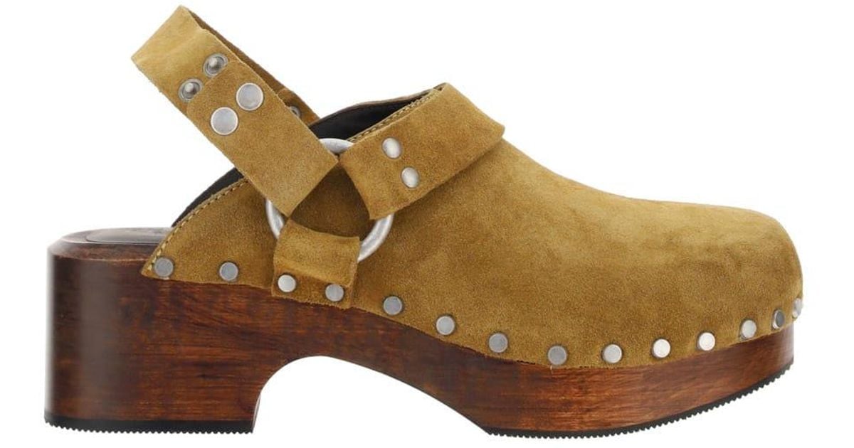 RE/DONE Leather 70s Clogs | Lyst