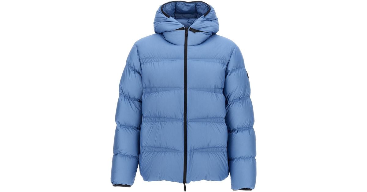 Moncler Masac Down Jacket in Blue for Men | Lyst