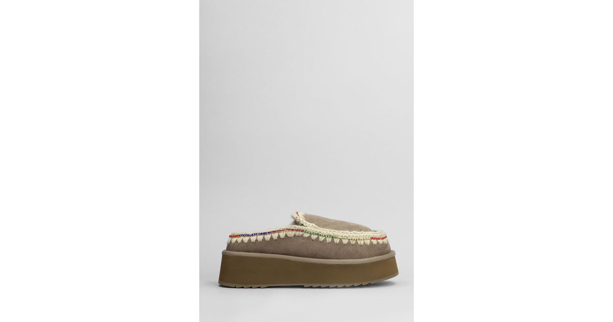 Mou Clog Eskimo Platform Slipper-Mule | Lyst