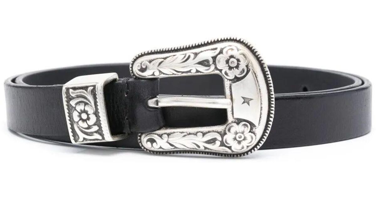 Golden Goose Hip Lace Leather Belt | Lyst UK