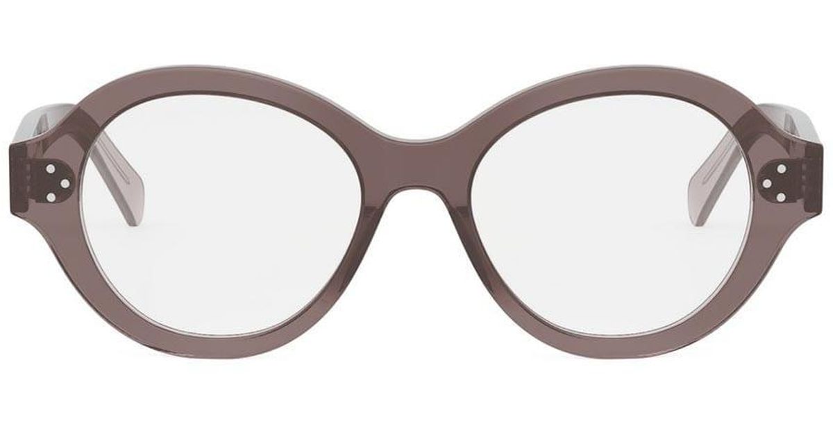 Celine Glasses in Brown | Lyst