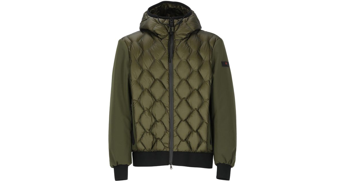 Peuterey Koons Down Jacket in Green for Men | Lyst UK